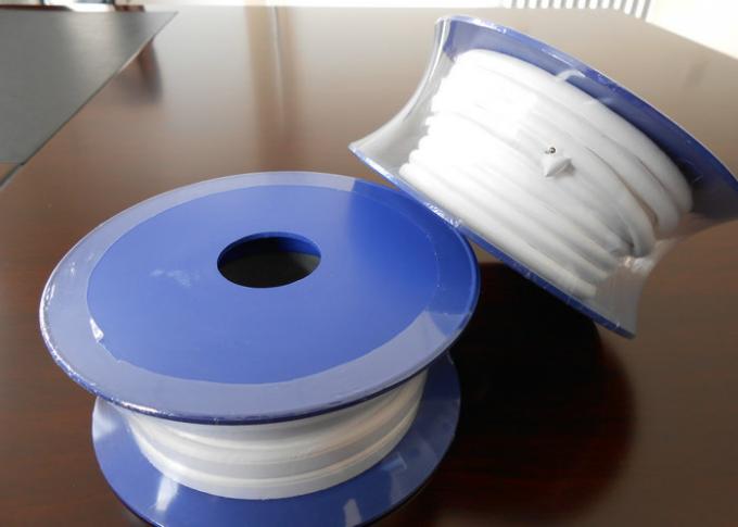 Smooth Expanded PTFE Gasket Tape / One Side Adhesive PTFE Sealing Tape