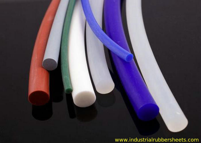 Industrial Grade Translucent Silicone Tube Extrusion , Silicone Profile ...