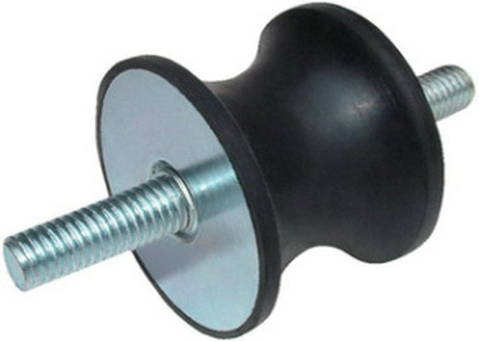 Industrial Grade Rubber Shock Mounts with Galvanized Metal