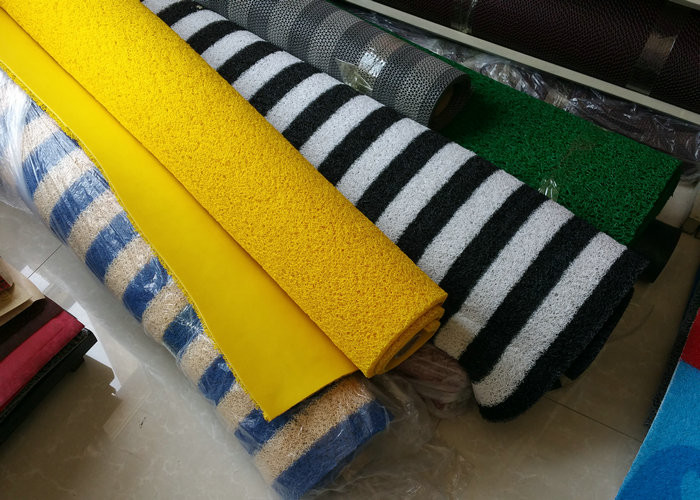 15 mm x 1.22m x 8 Solid Backing PVC Coil Mat , PVC Coil Carpet