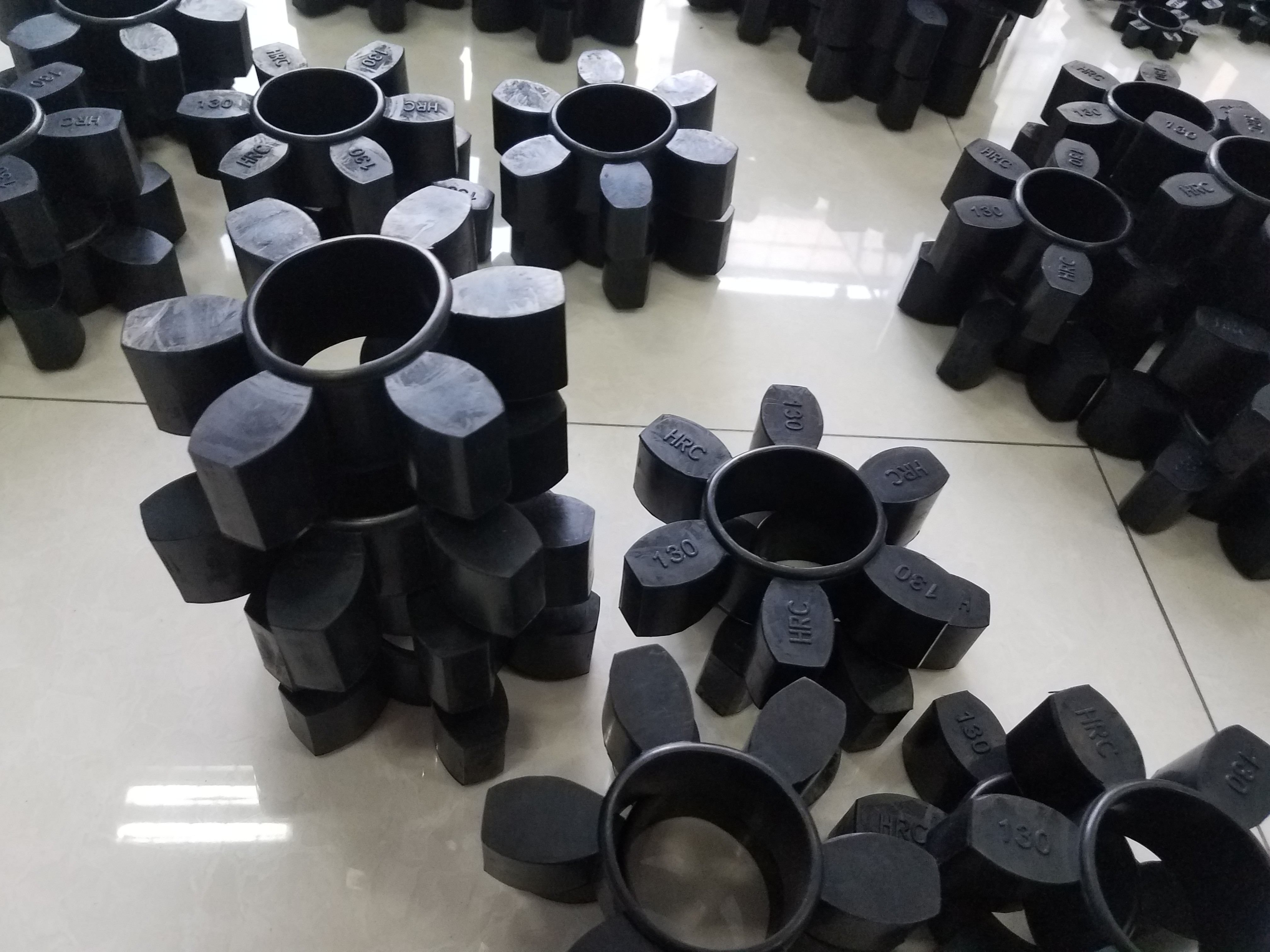 8 - 55Mpa Tensile Strength Polyurethane Coupling , HRC PU Coupling ...