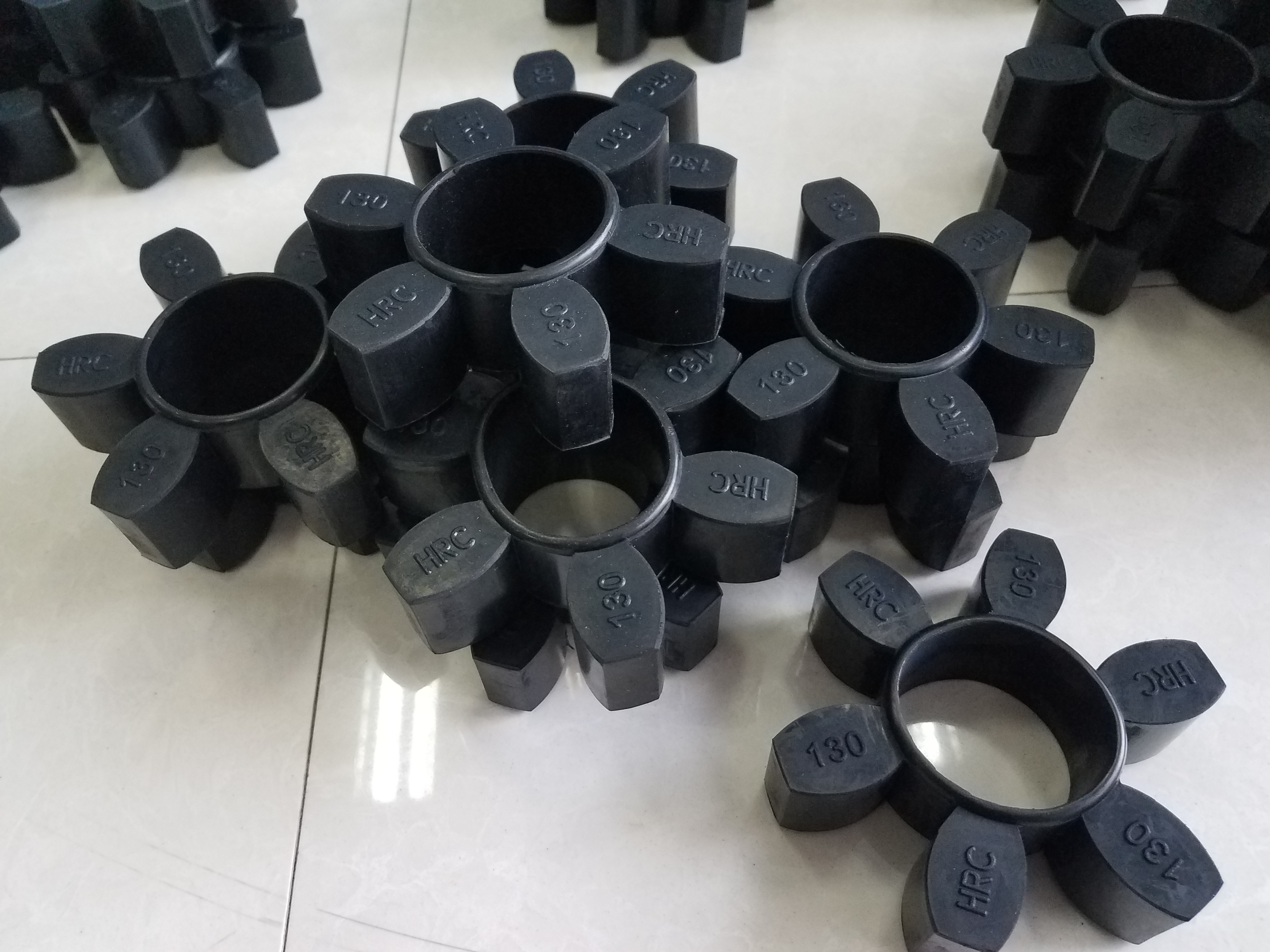 8 - 55Mpa Tensile Strength Polyurethane Coupling , HRC PU Coupling ...