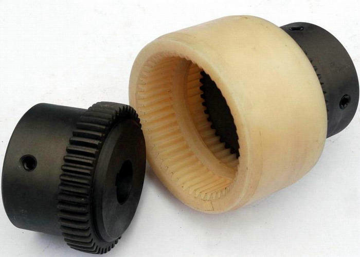 NL1 - NL10 Flexible Jaw Coupling , Motor Shaft Coupling Ivory ISO9001 ...