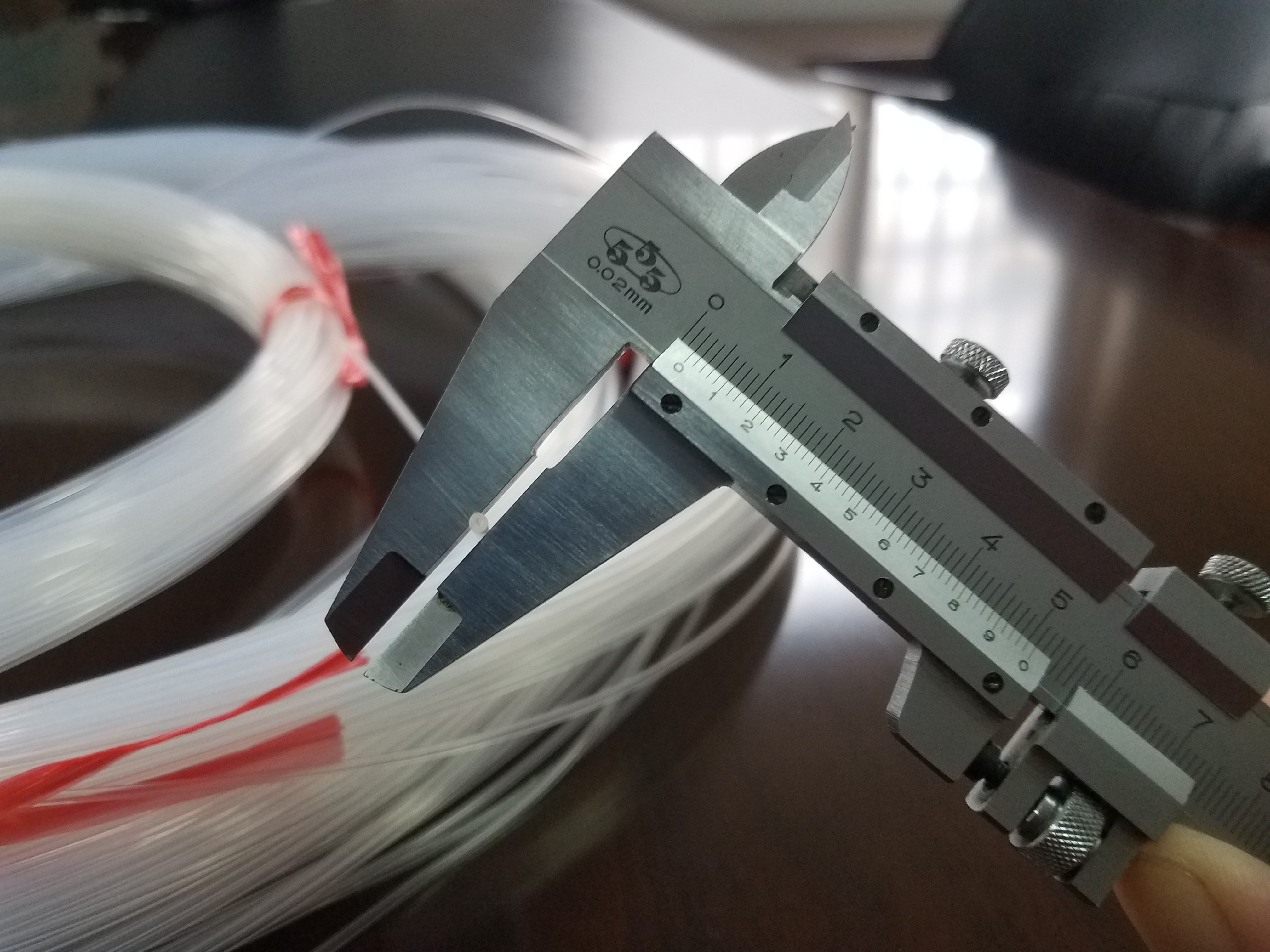 Clear 30Mpa PTFE Tubing with 90 Shore A Hardness