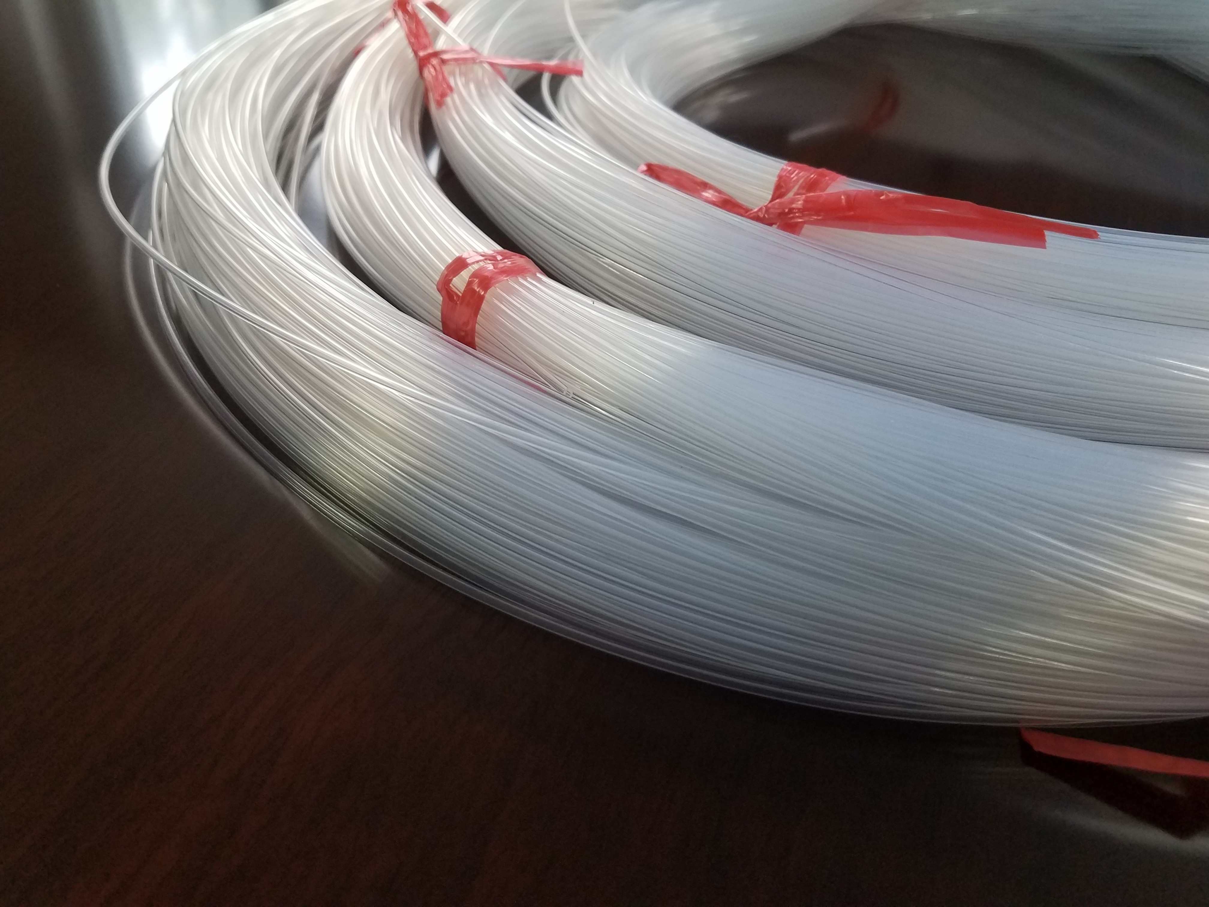 Clear 30Mpa PTFE Tubing with 90 Shore A Hardness
