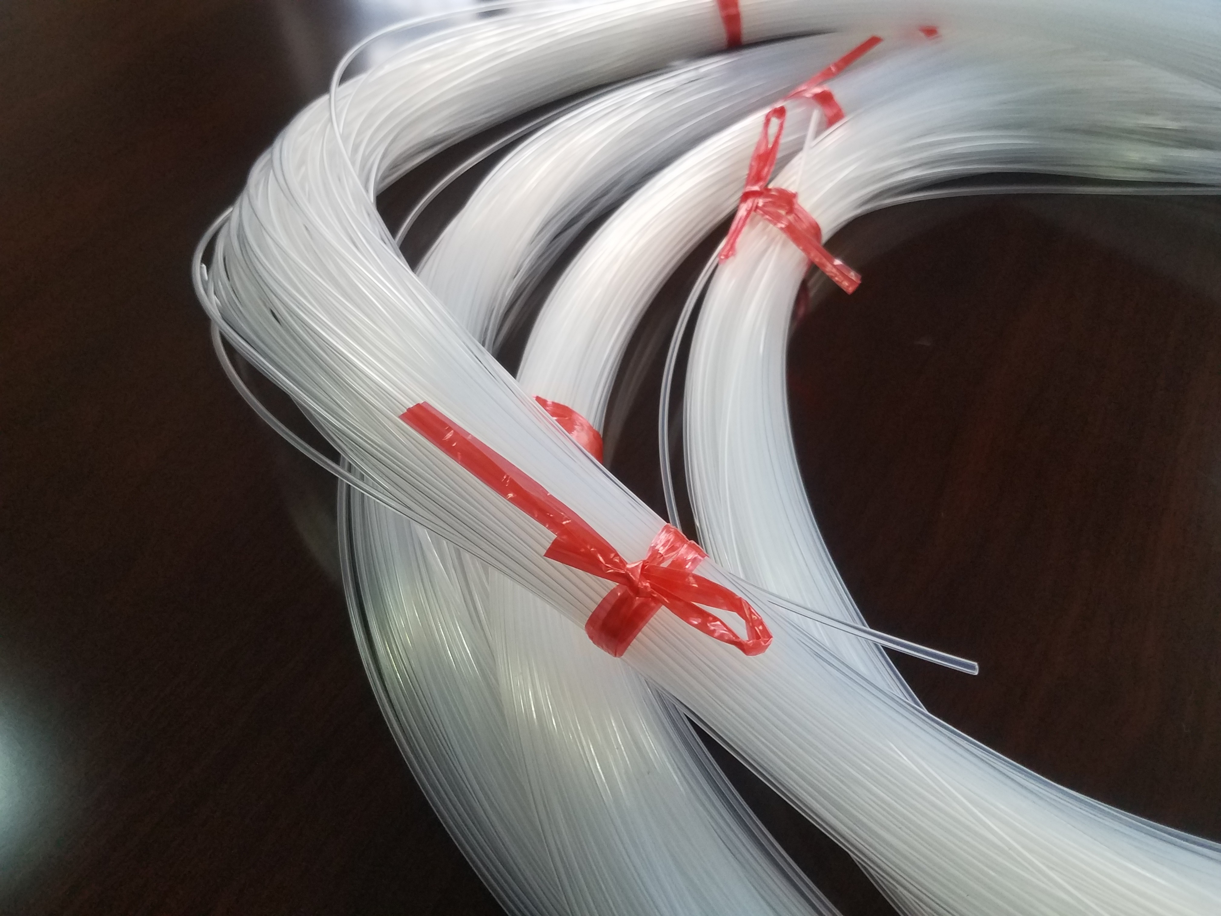 Clear 30Mpa PTFE Tubing with 90 Shore A Hardness