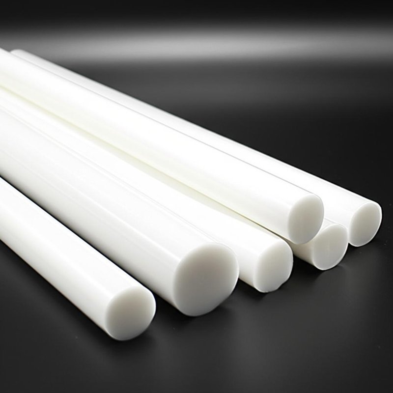 Virgin PTFE Rod with Corrosion & Temperature Resistance
