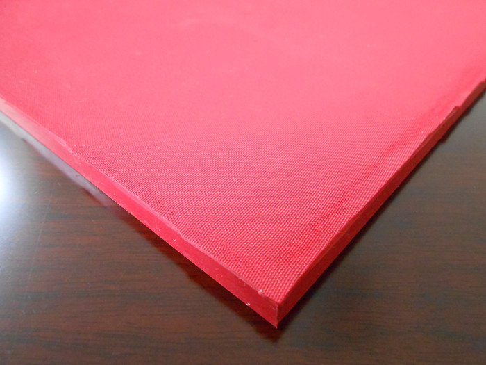 Red Natural Rubber Sheet / Gum Rubber Sheet For Truck Lining Drinking ...
