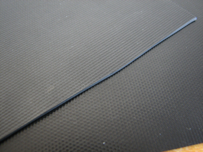 Black Industrial Rubber Sheet 80+-5 Shore A Hardness 6-12Mpa Tensile ...